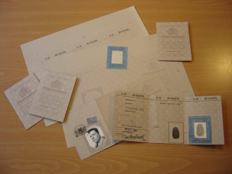 Persoonsbewijs – Dutch ID Card - Atlas Repro Paperwork & Props