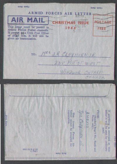 WWII British Military Air Letters - Atlas Repro Paperwork & Props