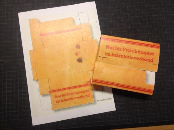German Front Line Assault Ration Box - Atlas Repro Paperwork & Props