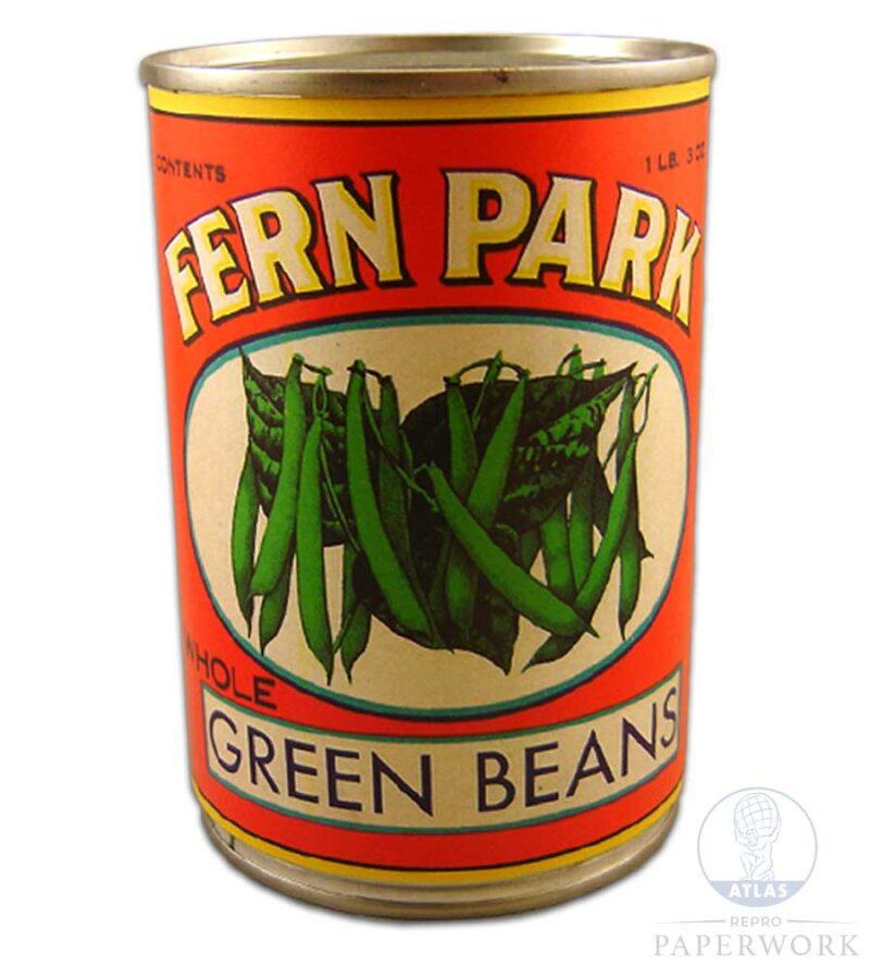 Fern Park Green Beans label
