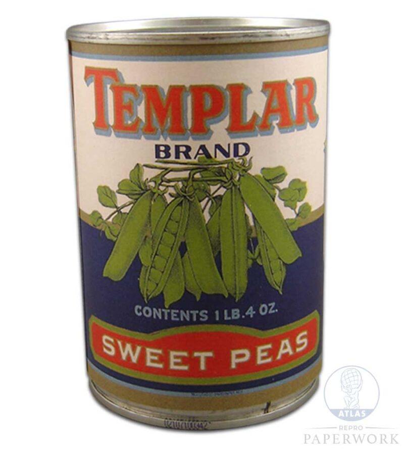 Templar Sweet Peas label