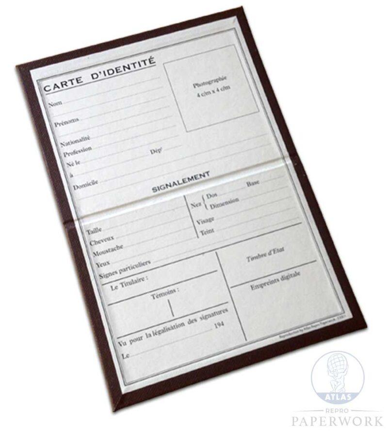 French ID Card (Carte D'Identité)