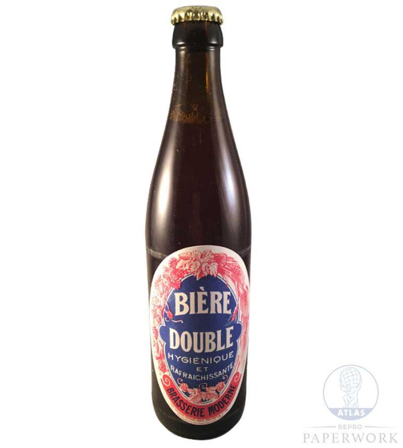 Bière Double Beer label