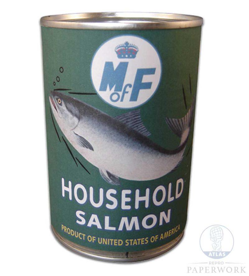 Household Salmon label