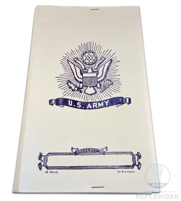 US Army Writing Kit Cover - Atlas Repro Paperwork & Props