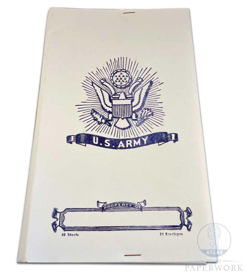 US Army Writing Kit Cover - Atlas Repro Paperwork & Props