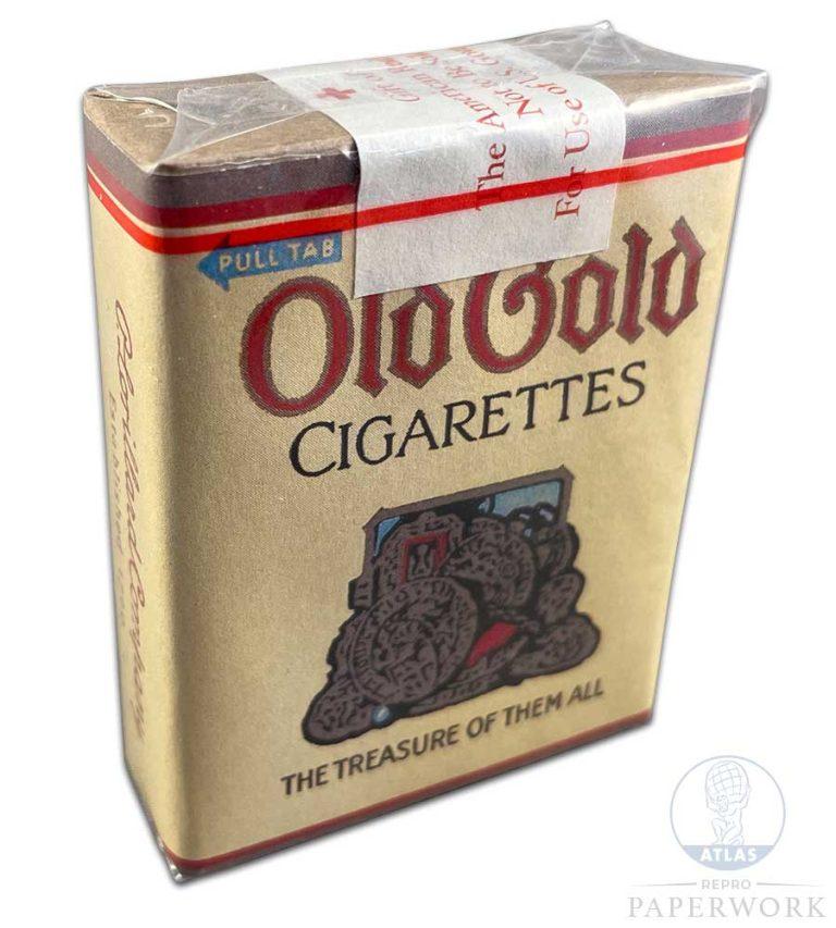 Old Gold Cigarettes - Atlas Repro Paperwork & Props