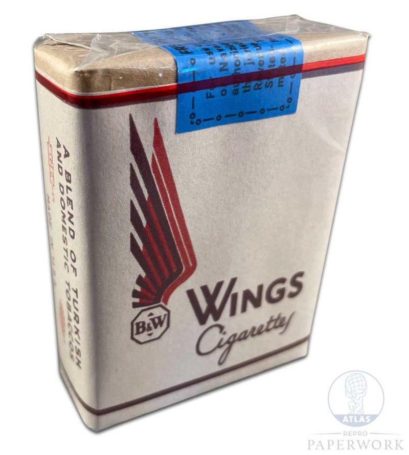 Wings Cigarettes White - Atlas Repro Paperwork & Props