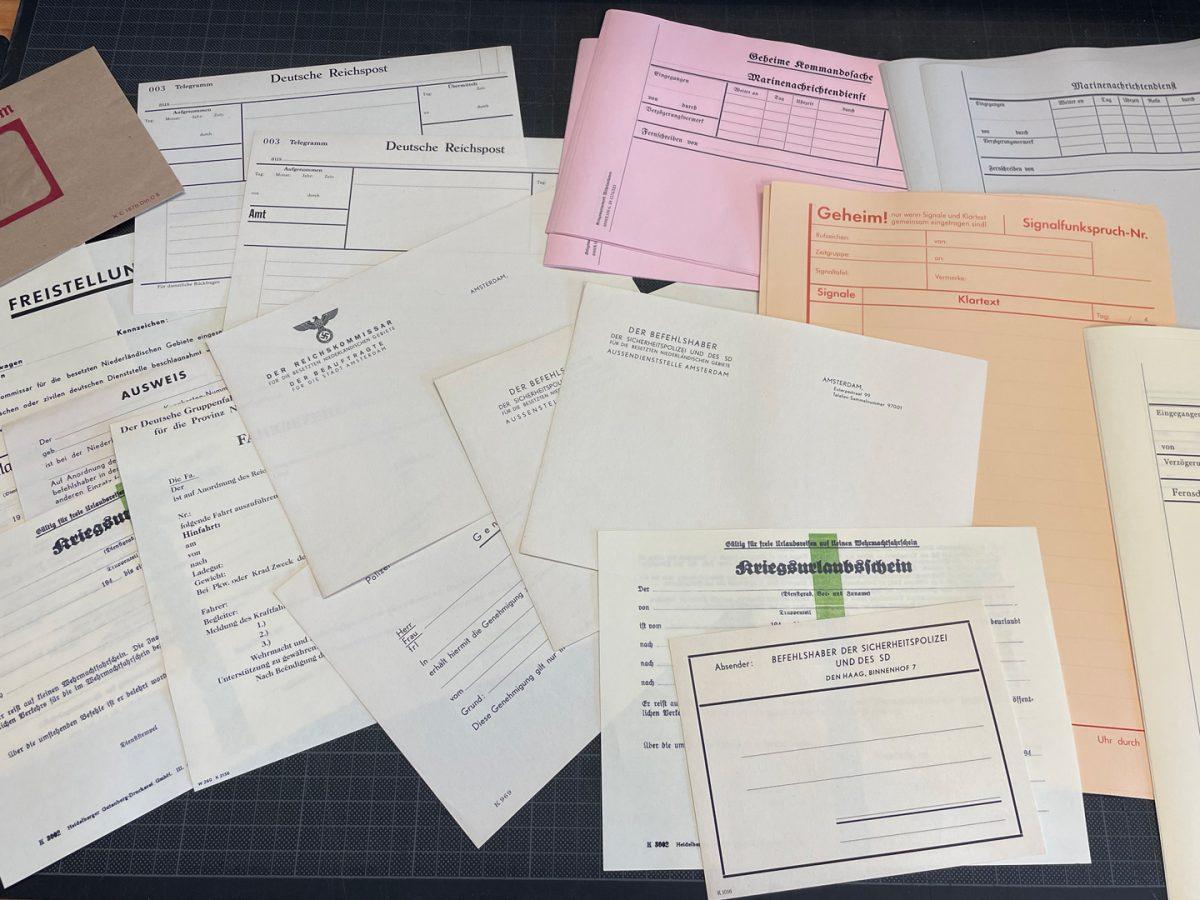 Historically Accurate Paper for WWII Re-enactment and Film Props